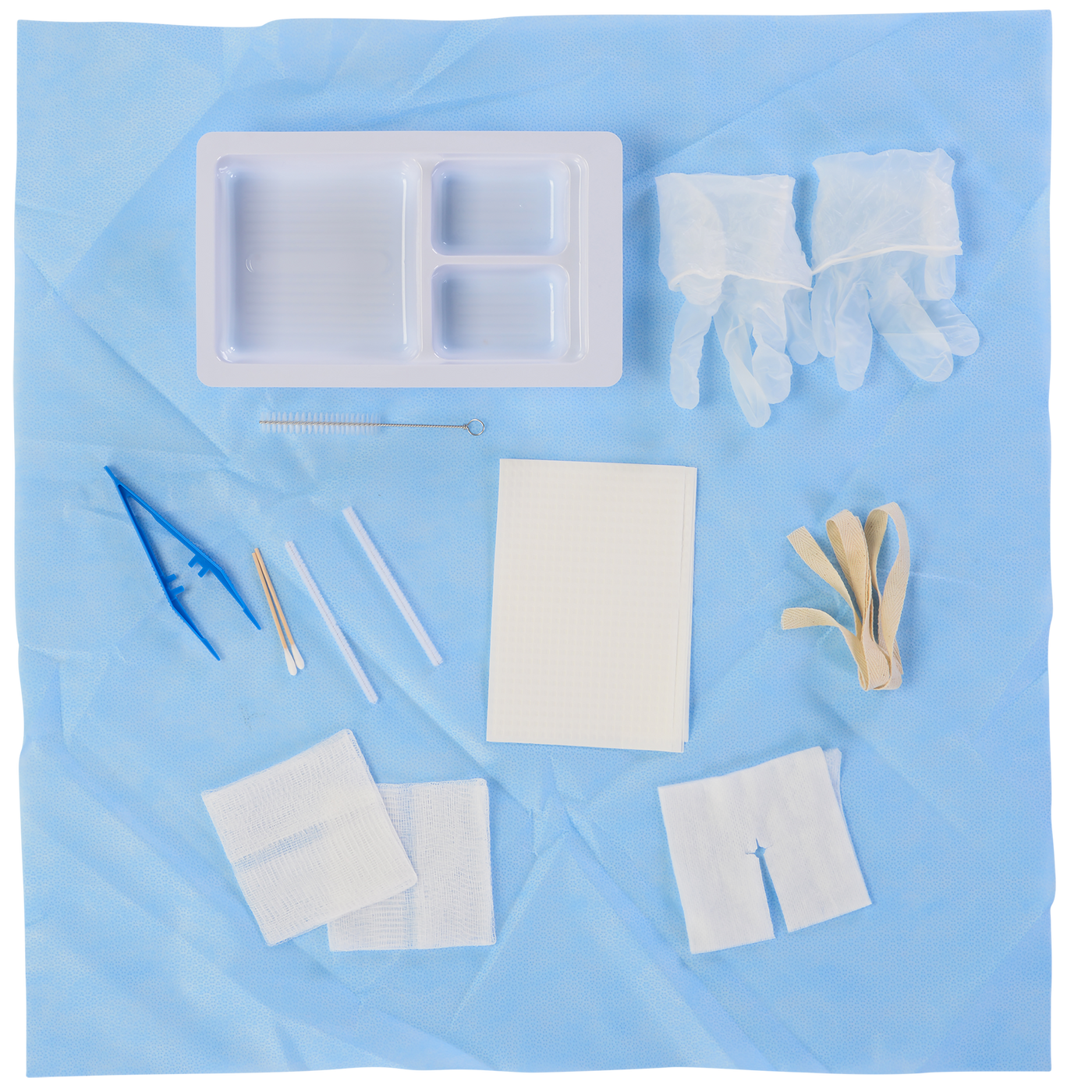 Tracheostomy care kit with Simulated Tray – Pristine Medical