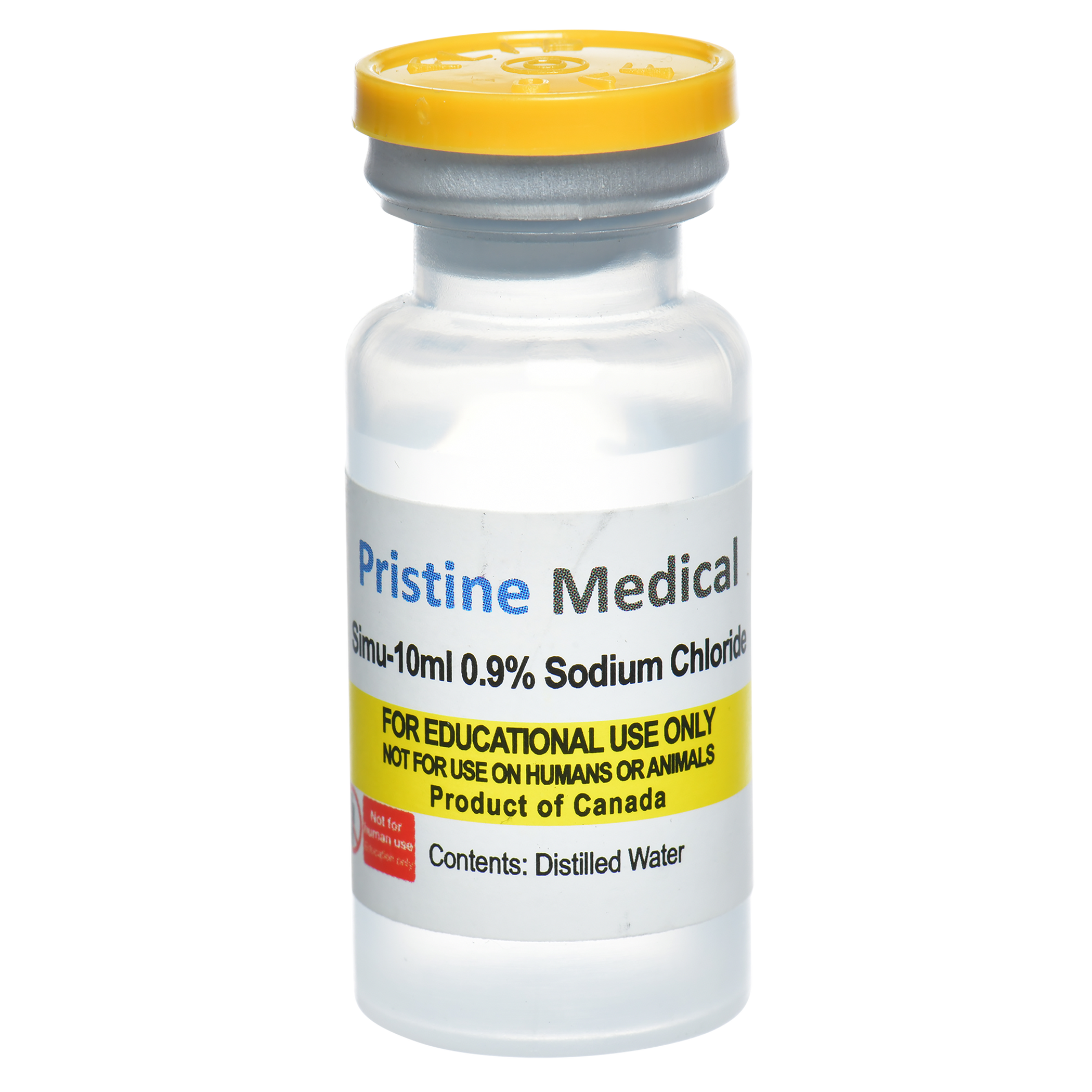 Simu Saline 10ml Vial for Training — Pristine Medical