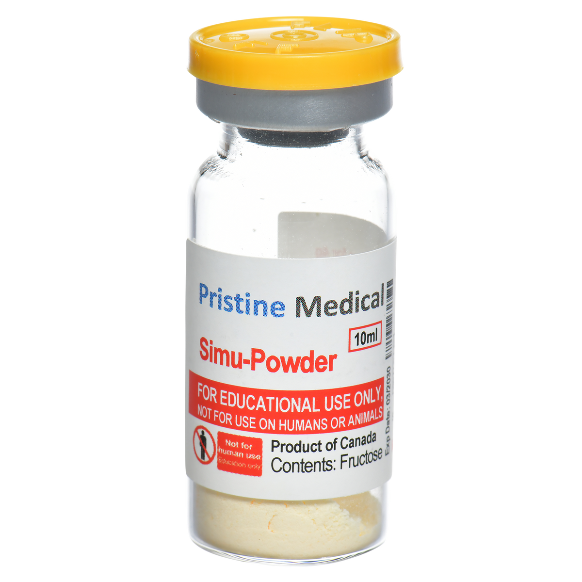 Simu Powder vial for Medical Simulation 10ml – Pristine Medical