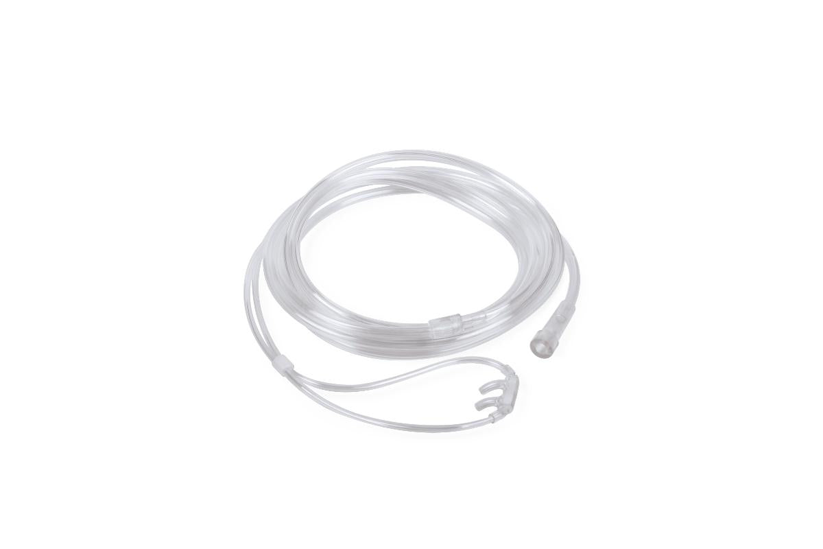 Nasal cannula curved prongs with 7' tubing | Pristine Medical