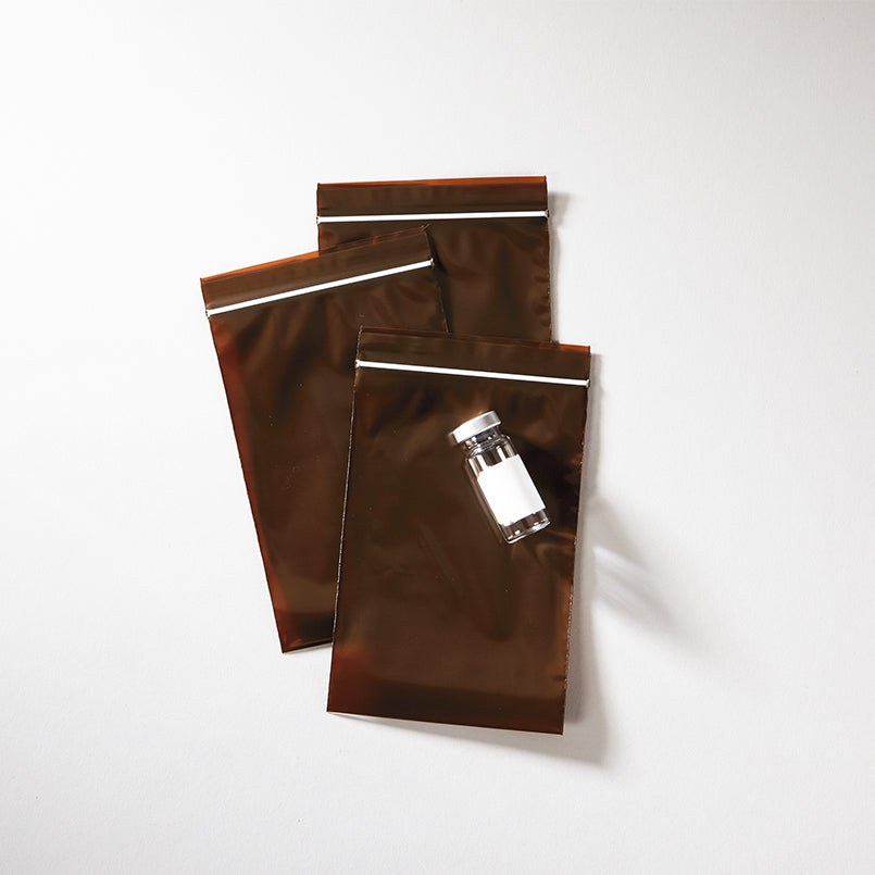 UV Protection Bags Amber 4"x6" - Pristine Medical