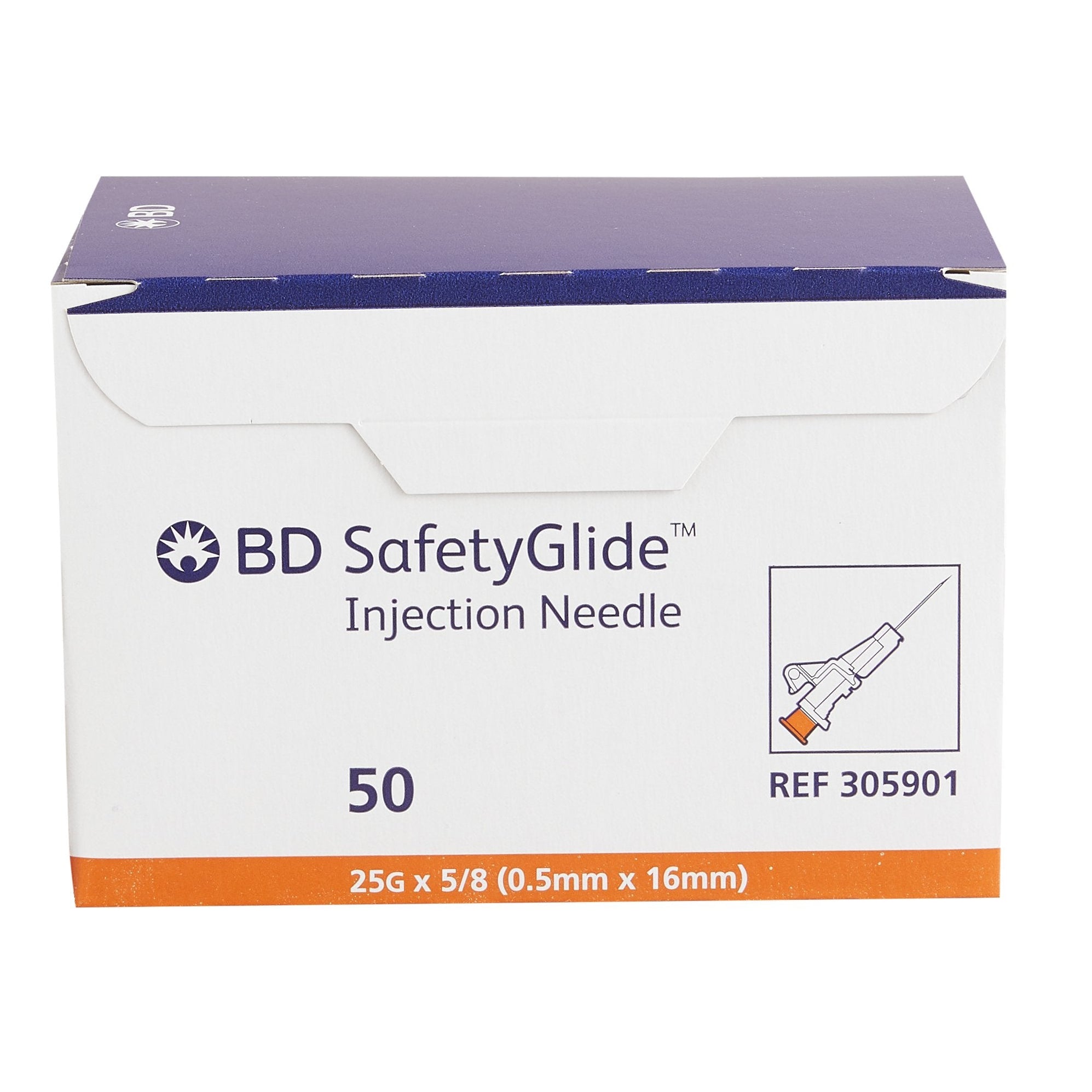 BD SafetyGlide Hypodermic Needle 50/Box – Pristine Medical