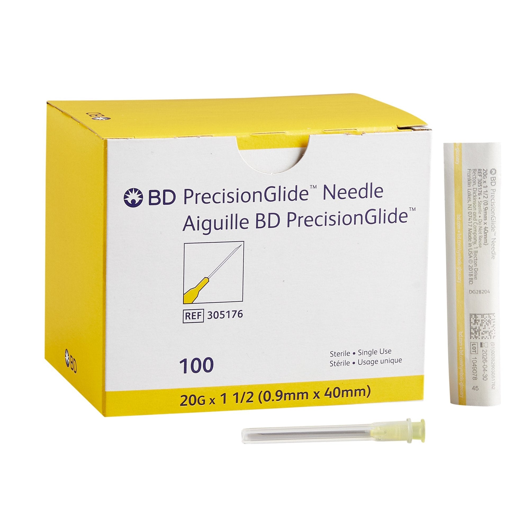 BD PrecisionGlide Sterile Hypodermic Needles – Pristine Medical
