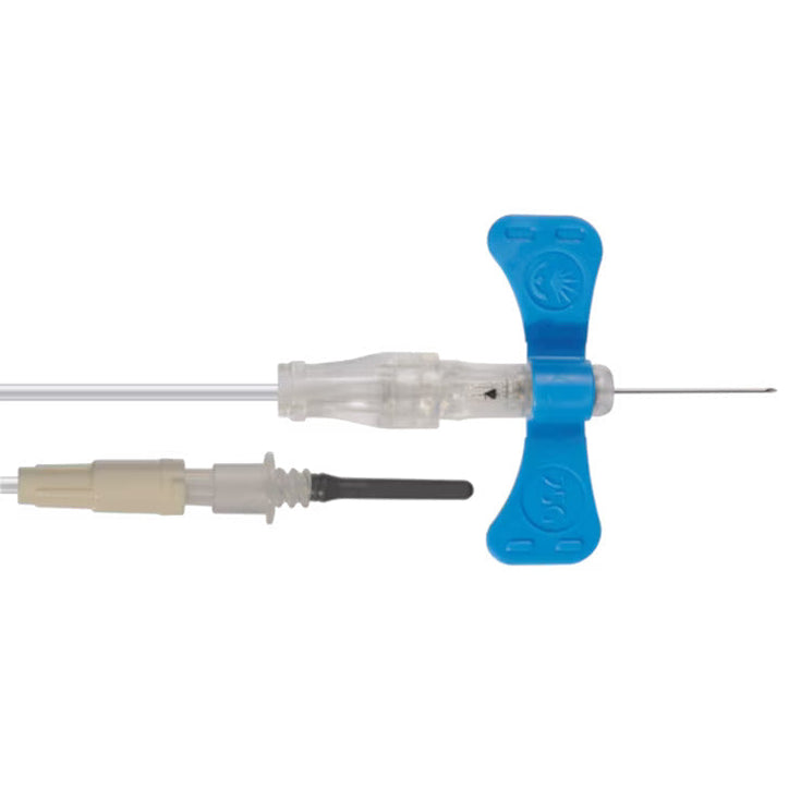 BD Vacutainer Blood Collection Set, Push Button, Dark Blue, 25G x 0.75 ...