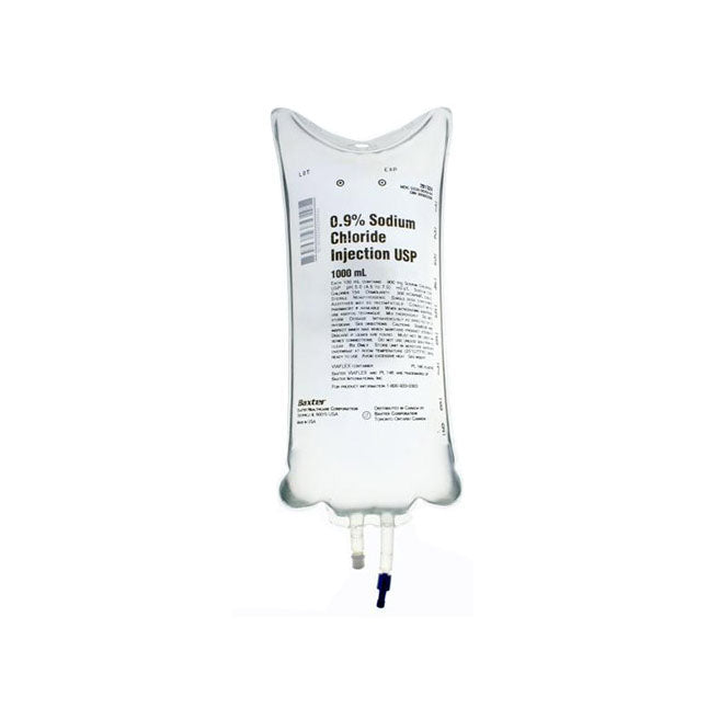 Baxter 5% Dextrose IV Bag, 1000ml — Pristine Medical