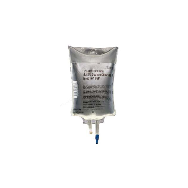 Dextrose 5 Sodium Chloride 0.45 Injection 1000mL – Pristine Medical