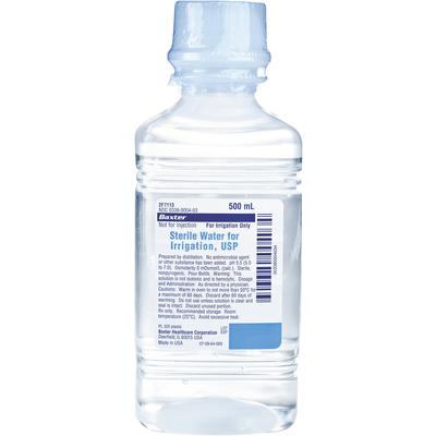 Baxter Sterile Water for Irrigation Bottle – Pristine Medical