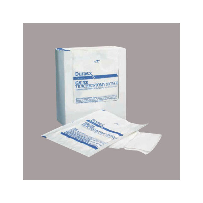Derma Sciences Tracheotomy Drain Sponge, Non-Woven, 6-Ply, Sterile ...