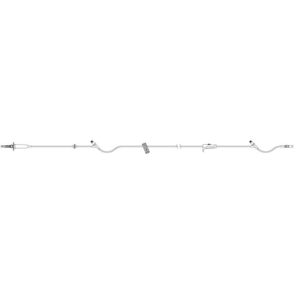 ICU Medical - Primary Gravity Set, Macrobore, Clave Y-Sites, Backcheck ...