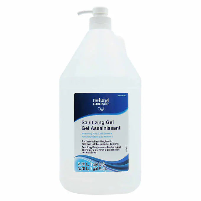 Natural Concepts Hand Sanitizer, 3.78L, 65% Alcohol – Pristine Medical