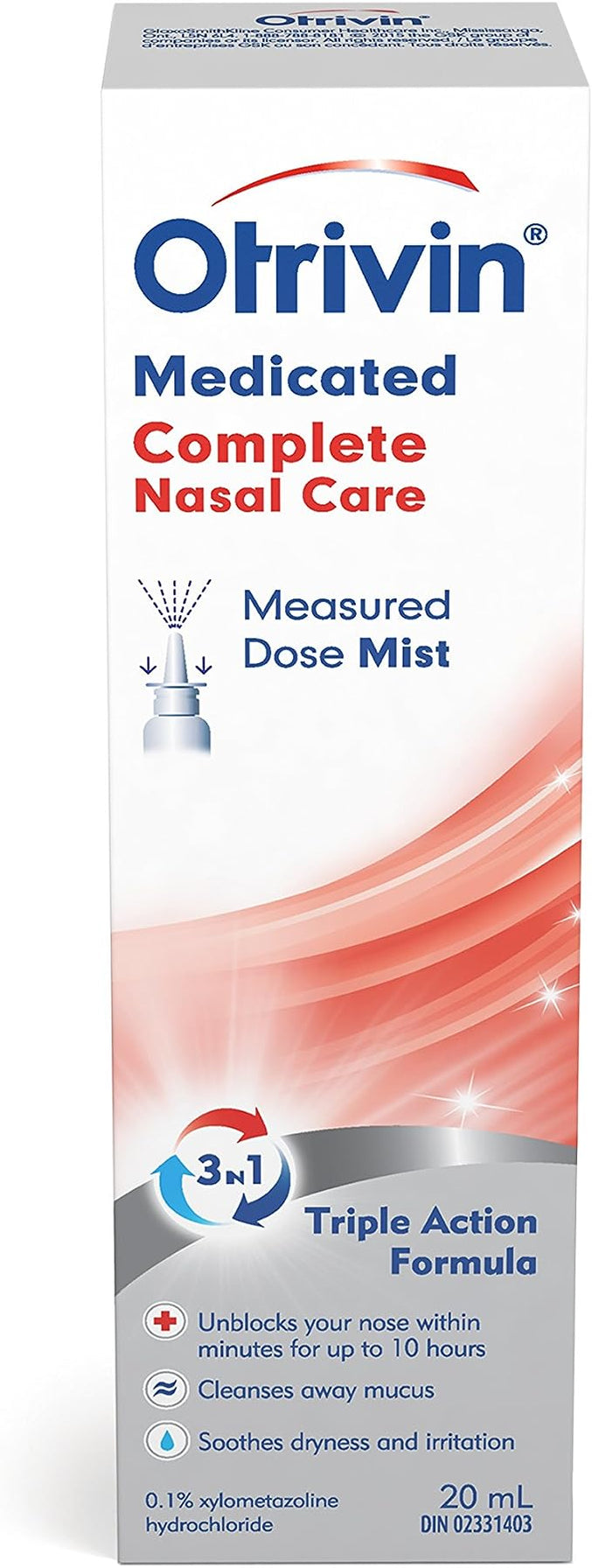 OTRIVIN Medicated Complete Nasal Care (Spray) — Pristine Medical
