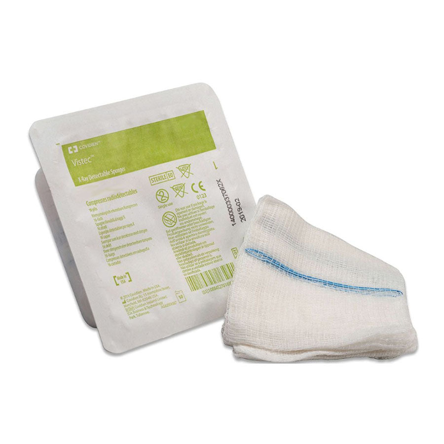 Covidien Vistec X-Ray Detectable Sterile Sponges, 4" x 4" — Pristine ...