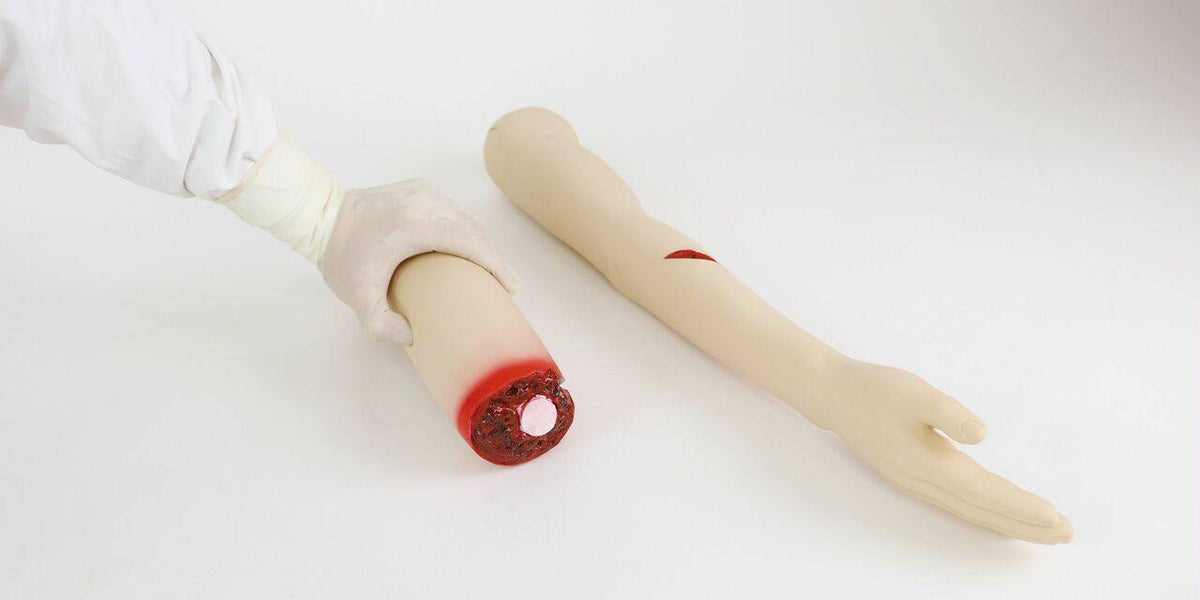 Bleeding Arm Trauma Training Simulator - Pristine Medical