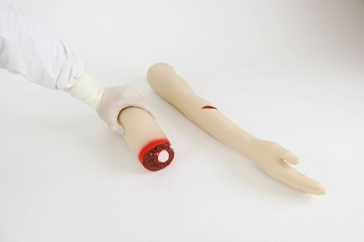 Bleeding Arm Trauma Training Simulator - Pristine Medical