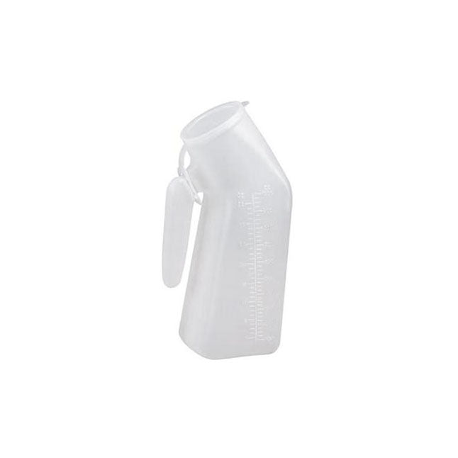 Belpro Medical Male Urinal, with Cover, Clear — Pristine Medical