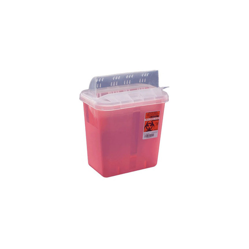 Multi-Purpose Sharps Container, 2GL, Transparent — Pristine Medical